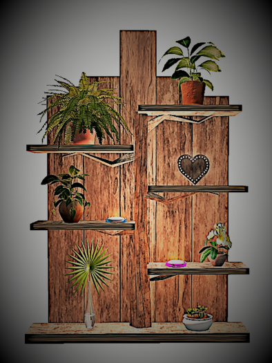 Second Life Marketplace Absolute Gardens Etagere 1